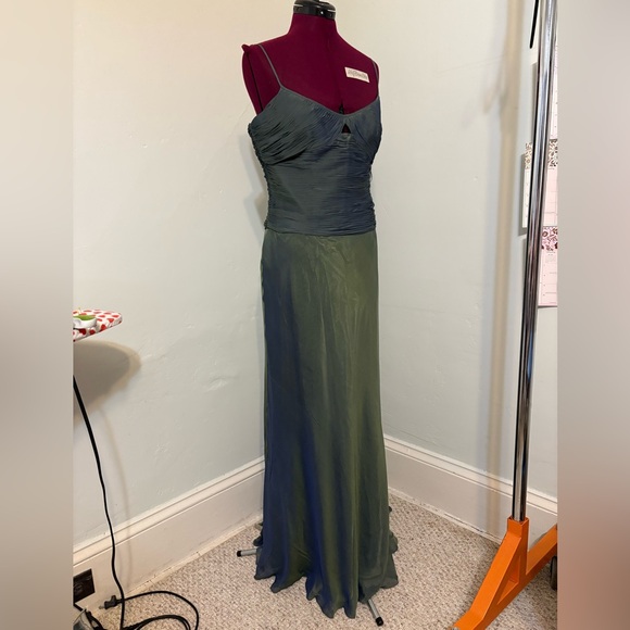Morrell Maxie | Dresses | Morrell Maxie Teal And Olive Maxi Dress ...
